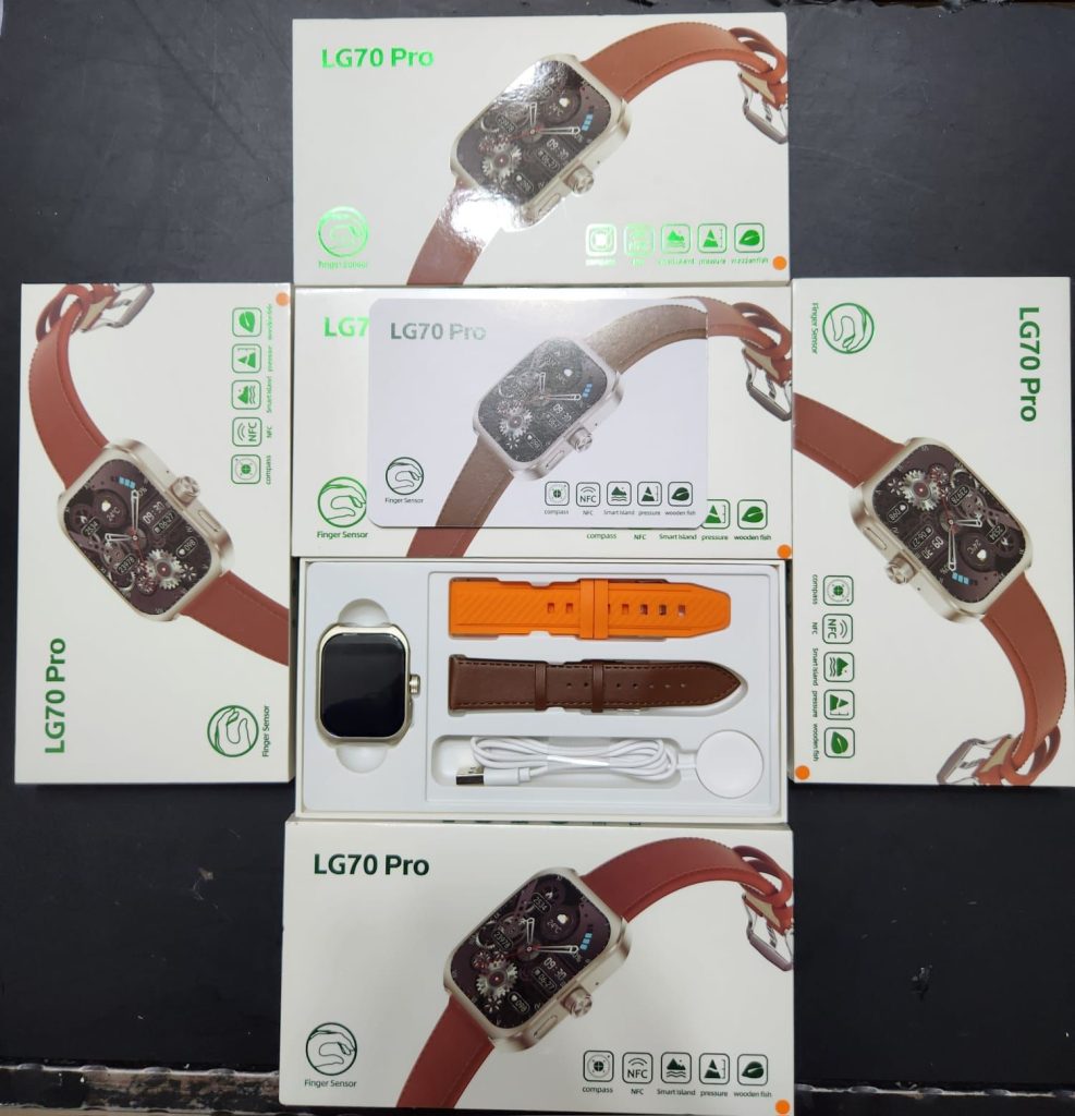 LG70 Pro Yeni Model Çift Kordonlu Akıllı Saat - Pcm Aksesuar