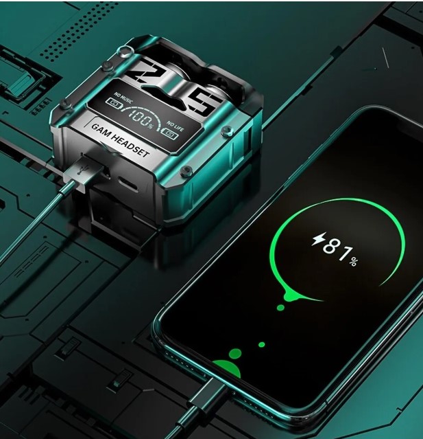 M25 Tws Kablosuz Kulaklık Bluetooth 5.2 Dokunmatik, Dijital Ekran ...