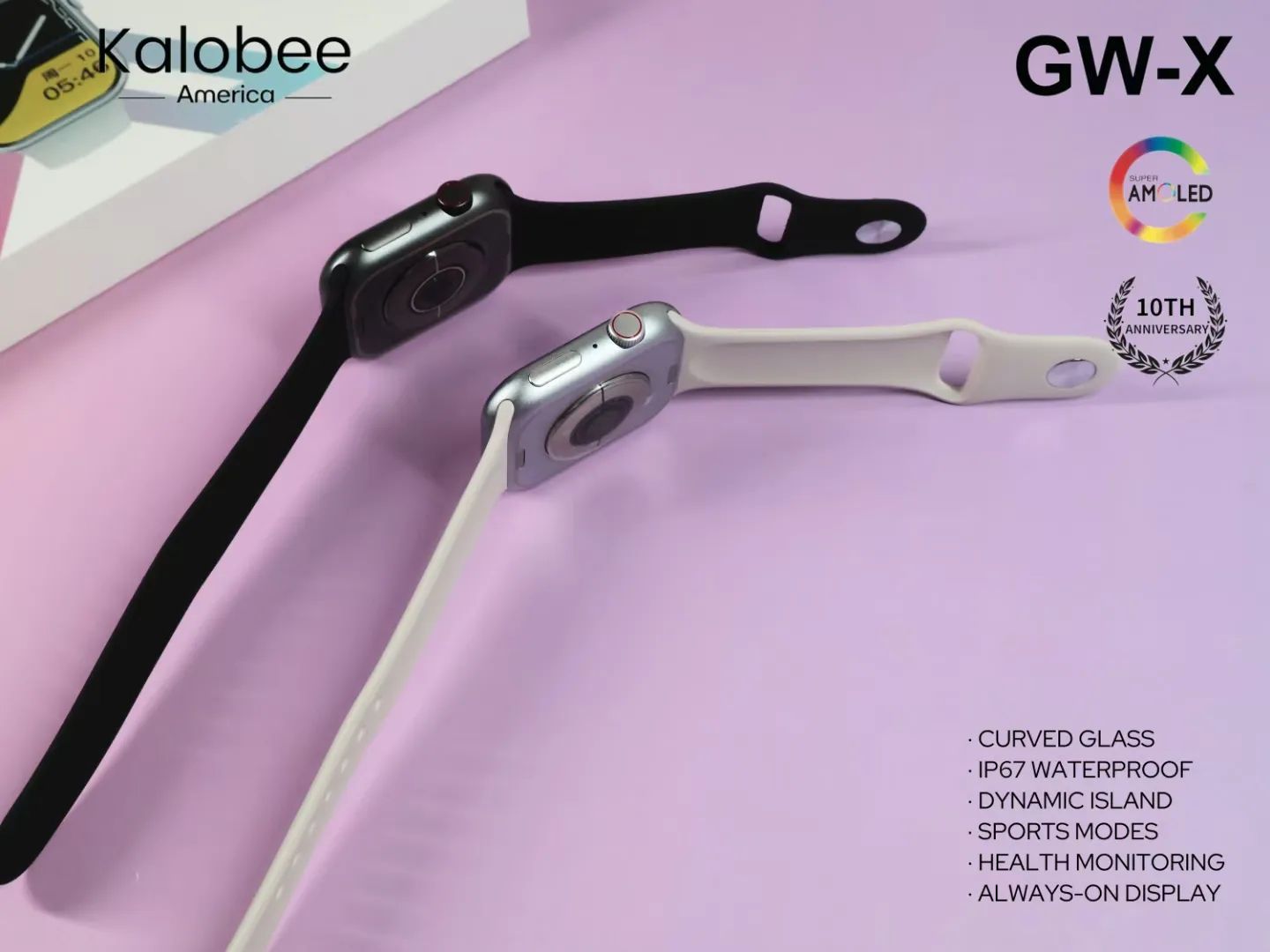 Kalobee America GW-X (Watch 10) 45mm 2.0inc Akıllı Saat - Pcm Aksesuar